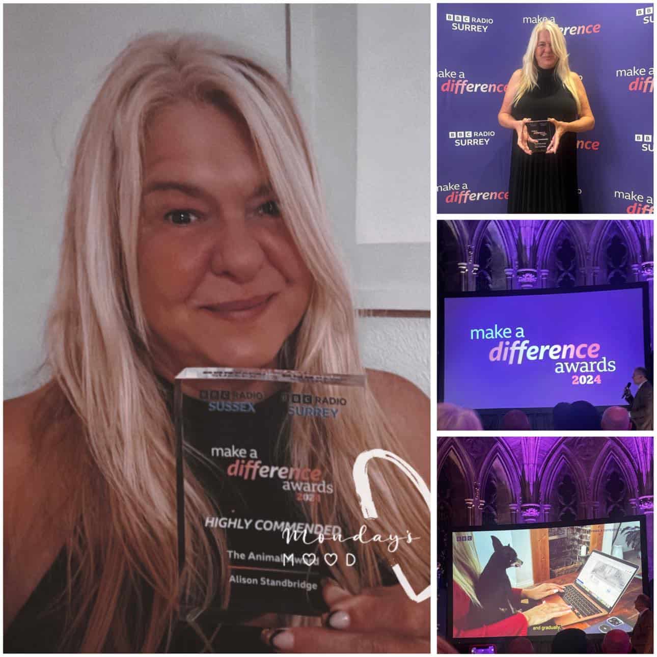 Make A Difference Award 2024 BBC Radio Surrey and Sussex - Paws2Rescue